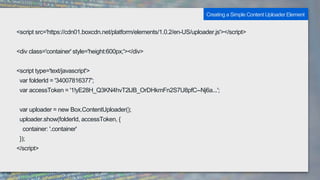 Understanding Box UI Elements | PPTX | Computing | Technology & Computing