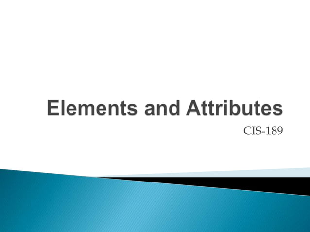 Well Formed Xml Ppt 
