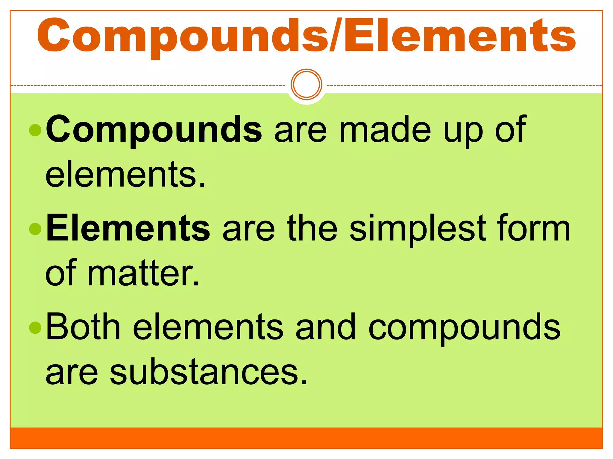 Elements and compound 2 | PPTX