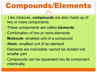 Elements and compound 2 | PPTX