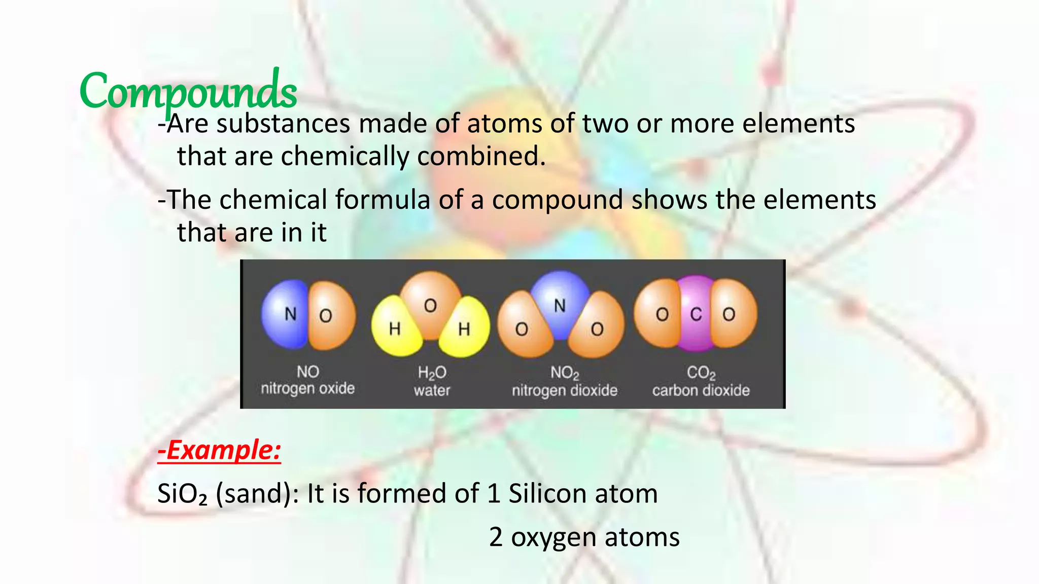 Elements and compounds | PPTX