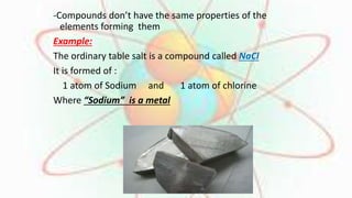Elements and compounds | PPTX