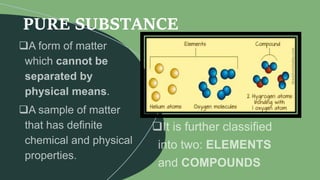 Elements and Compounds | PPTX