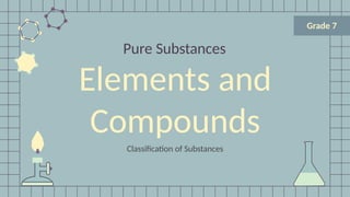 PURE SUBSTANCES - ELEMENTS AND COMPOUNDS.pptx
