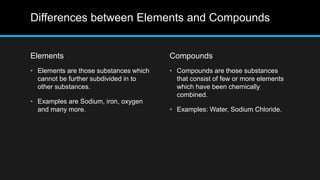Elements and compounds (1) (1) | PPT