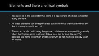 Elements and compounds (1) (1) | PPTX