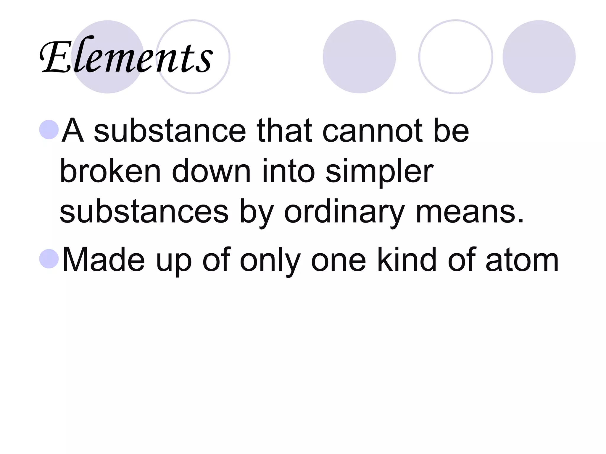 Elements and compounds grade 7 (first quarter) | PPT