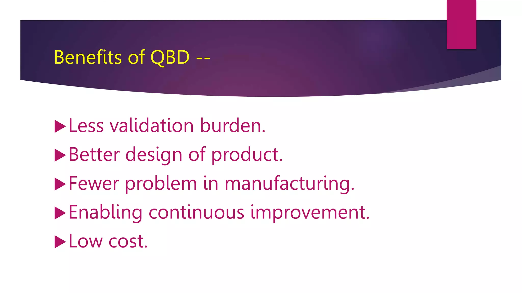 Elements and objectives of QBD.pptx