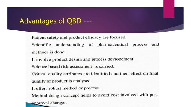 Elements and objectives of QBD.pptx
