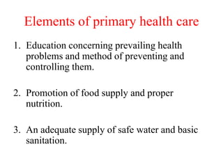 Primary health care | PPTX