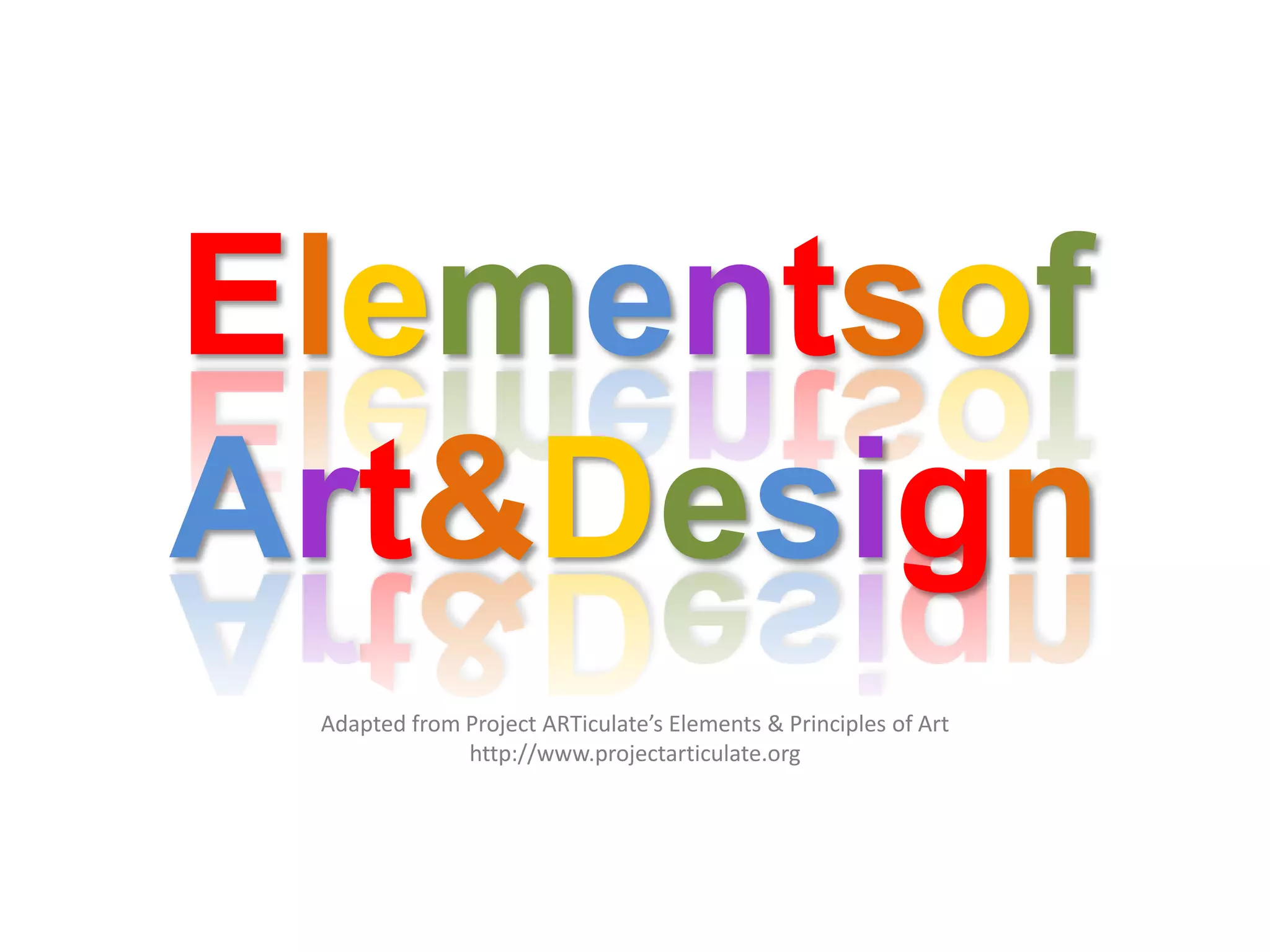 Art Elements and Principles | PPTX