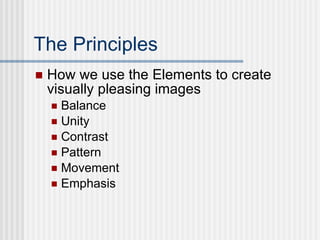 Elements and principles | PPT