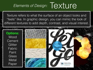 Elements and Principles of Design | PDF