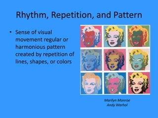 Elements And Principles Of Art | PPTX | Painting | Arts and Crafts