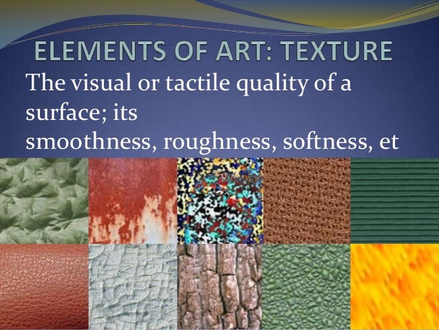 Elements and principles of art