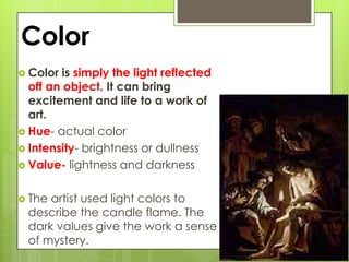 Elements and principles of art | PPTX