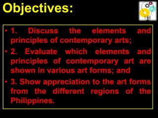 ELEMENTS AND PRINCIPLES OF CONTEMPORARY ARTS 12.ppt