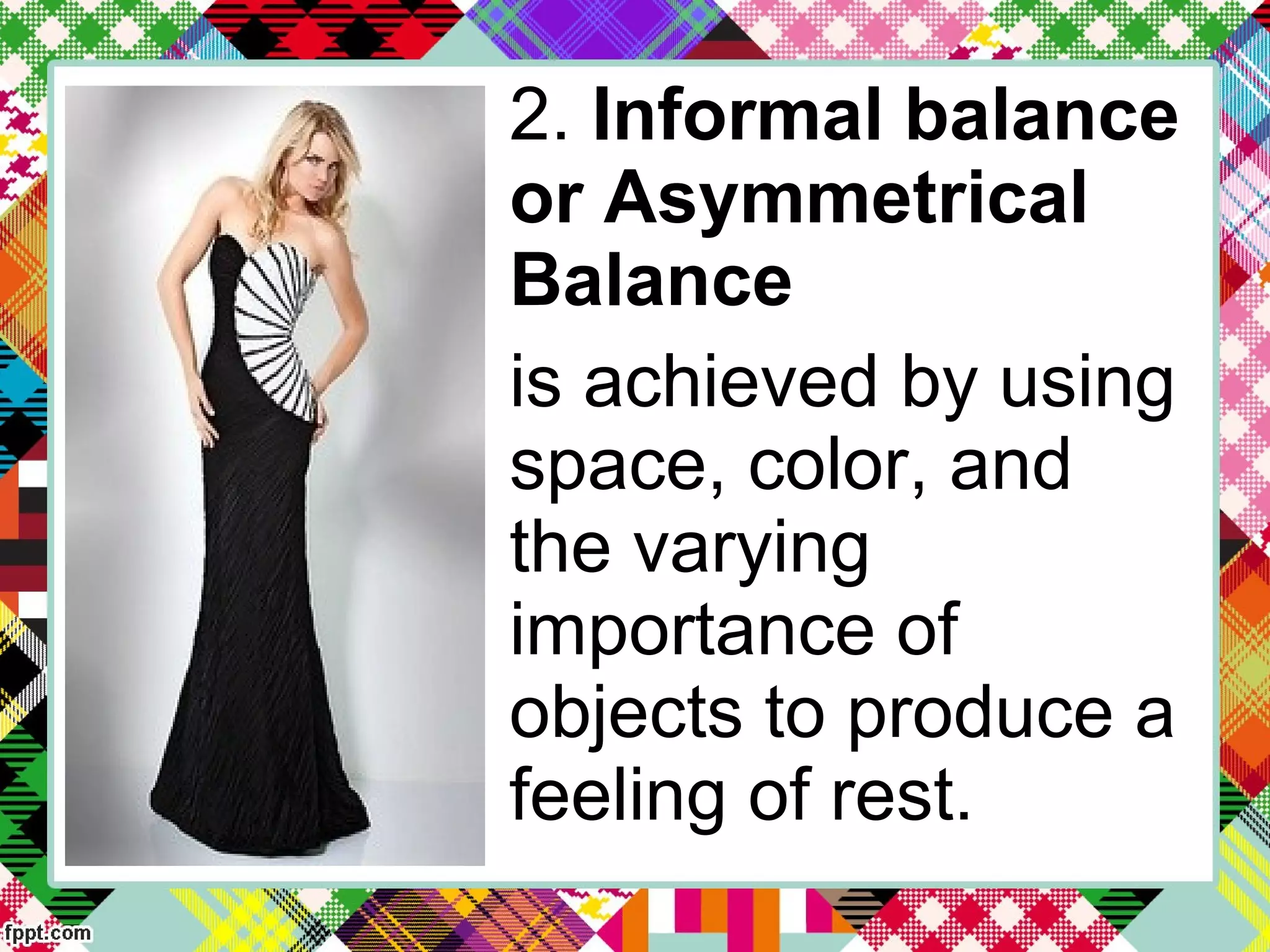 Elements and principles of design in Dressmaking | PPT