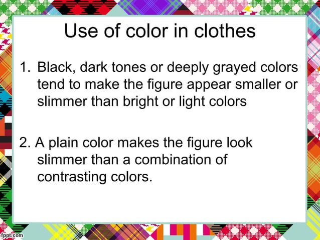 Elements and principles of design in Dressmaking | PPT | Women\'s ...