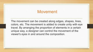 Elements and Principles of Design - Avantika University | PPT