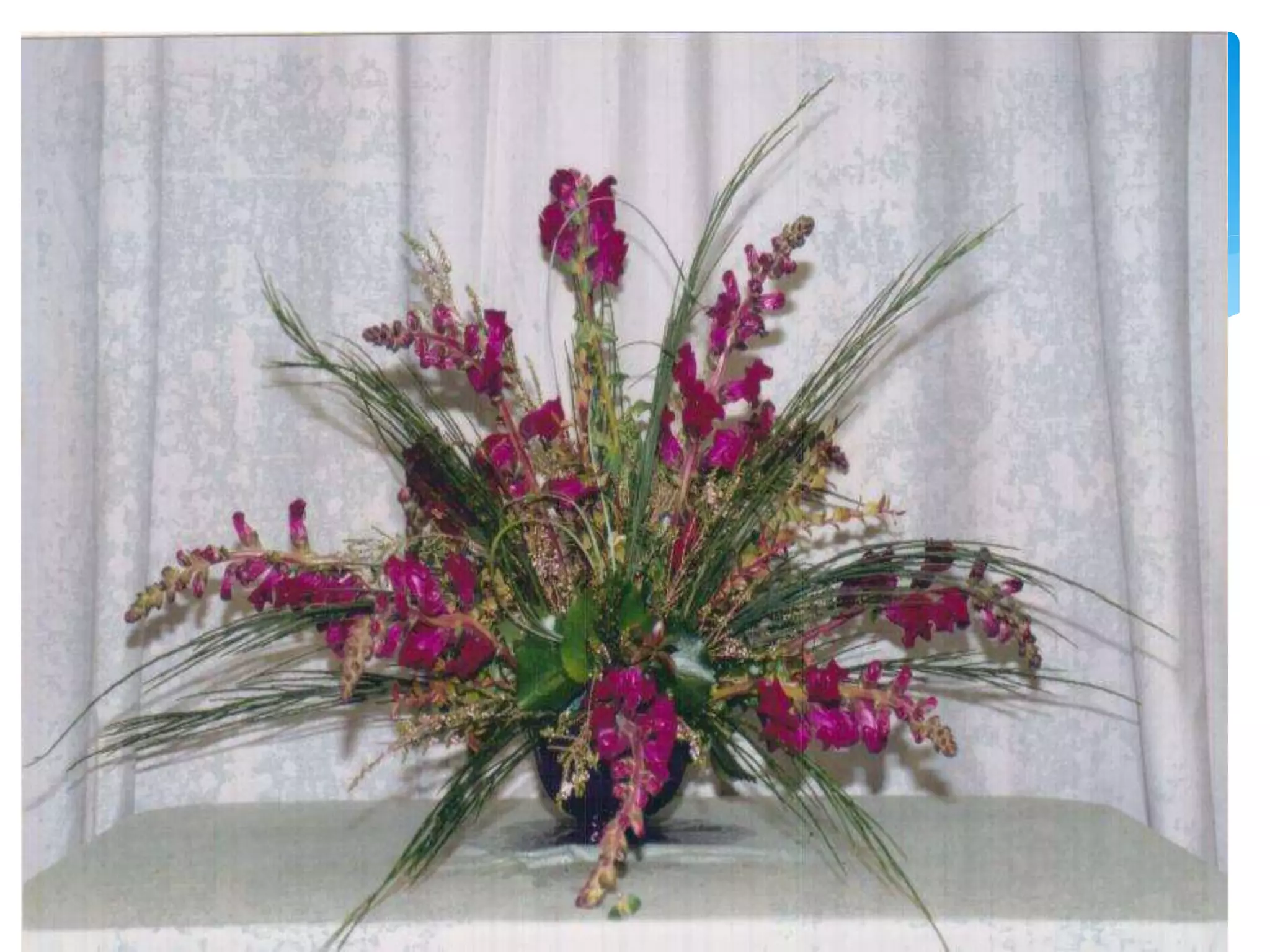 Elements and principles of design in flower arrangement | PPTX