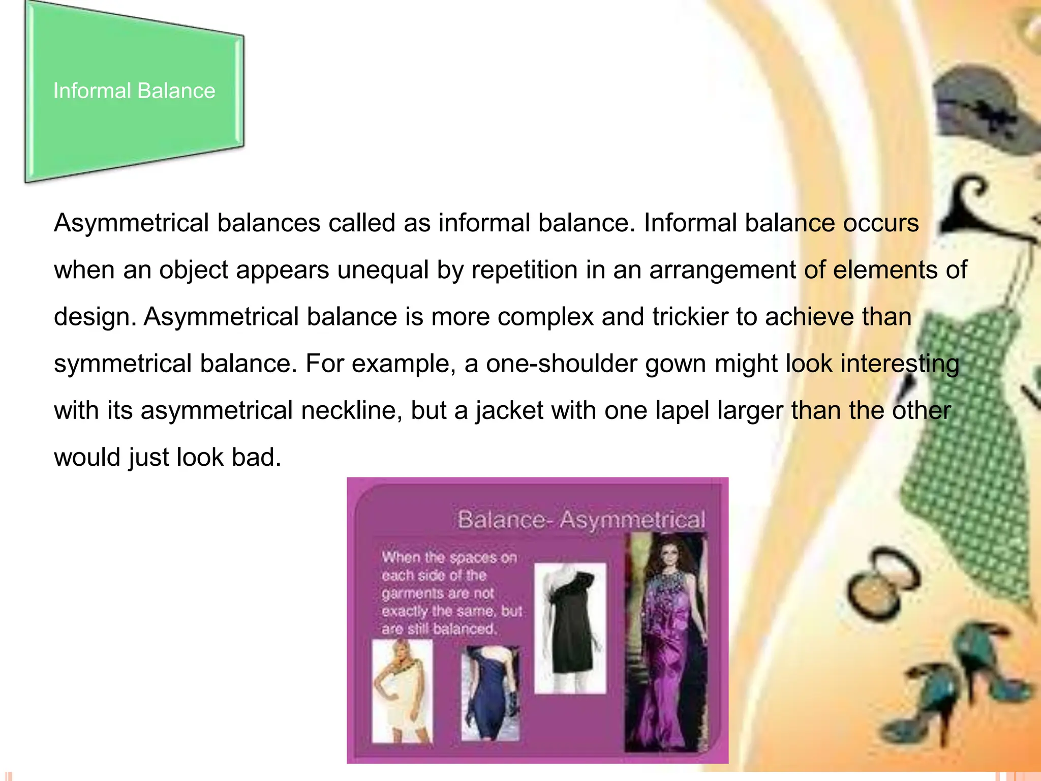 Fashion Designing - Elements and Principles of Design | PPTX | Women\'s ...