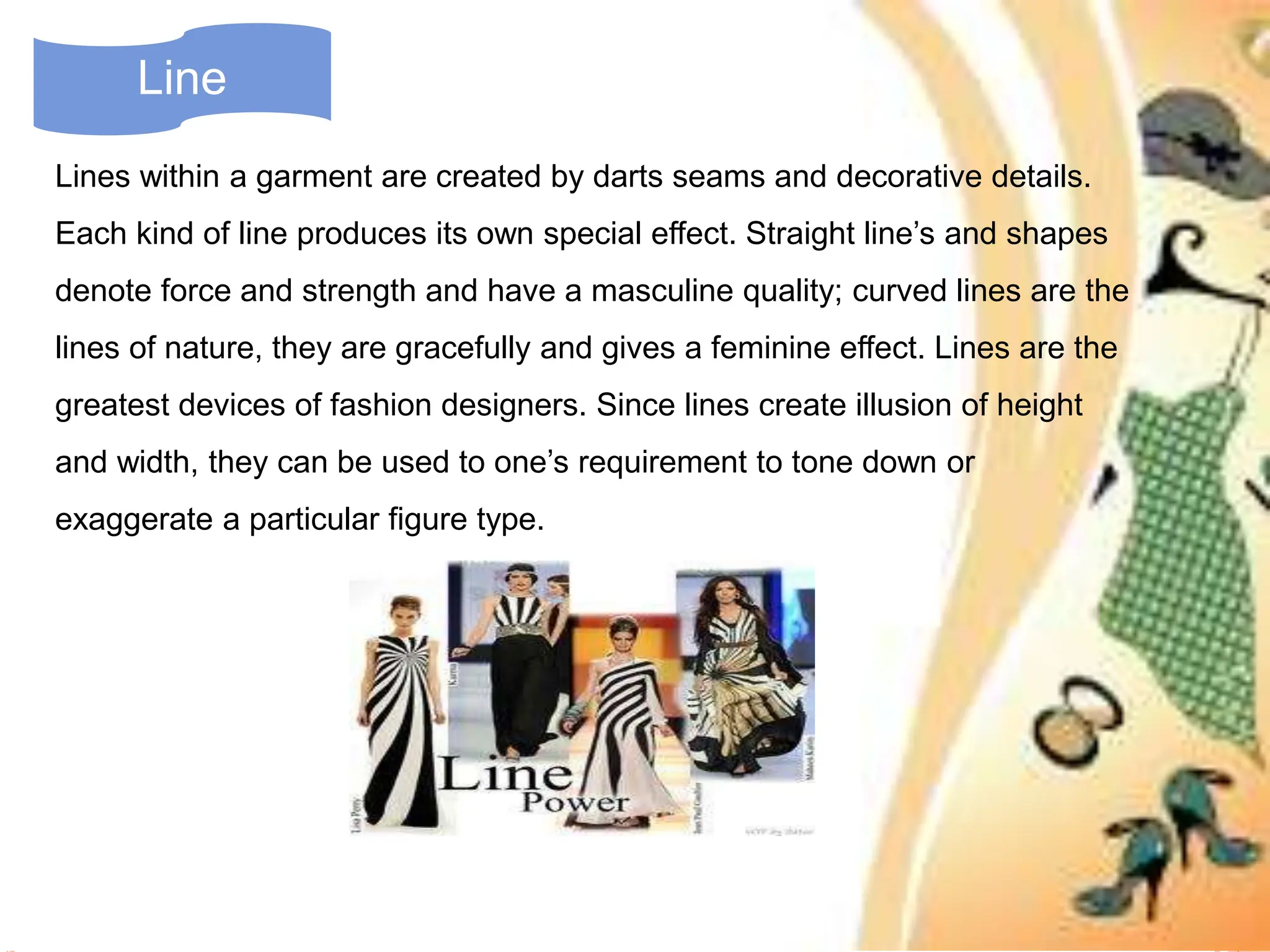 Fashion Designing - Elements and Principles of Design | PPTX | Women\'s ...