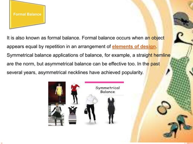 Fashion Designing - Elements and Principles of Design | PPTX | Women\'s ...