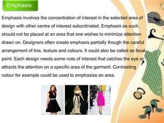 Fashion Designing - Elements and Principles of Design | PPTX