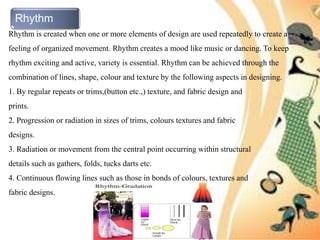 Fashion Designing - Elements and Principles of Design | PPTX