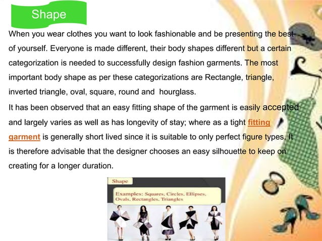 Fashion Designing - Elements and Principles of Design | PPTX | Women\'s ...