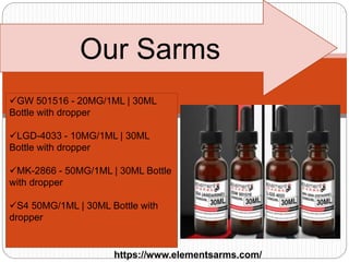 Welcome to Element Sarms | PPT