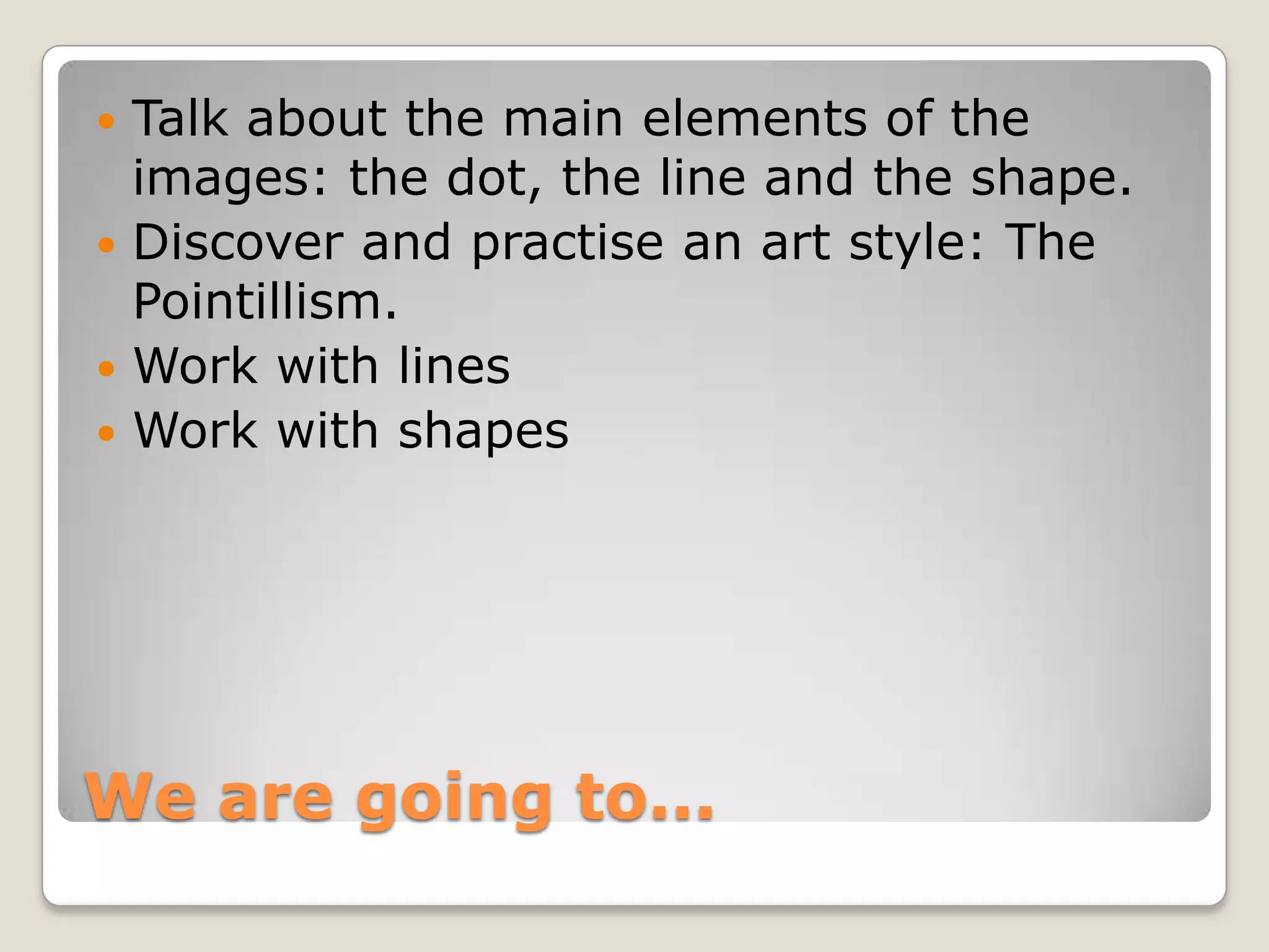 Basic elements of visual language | PPT