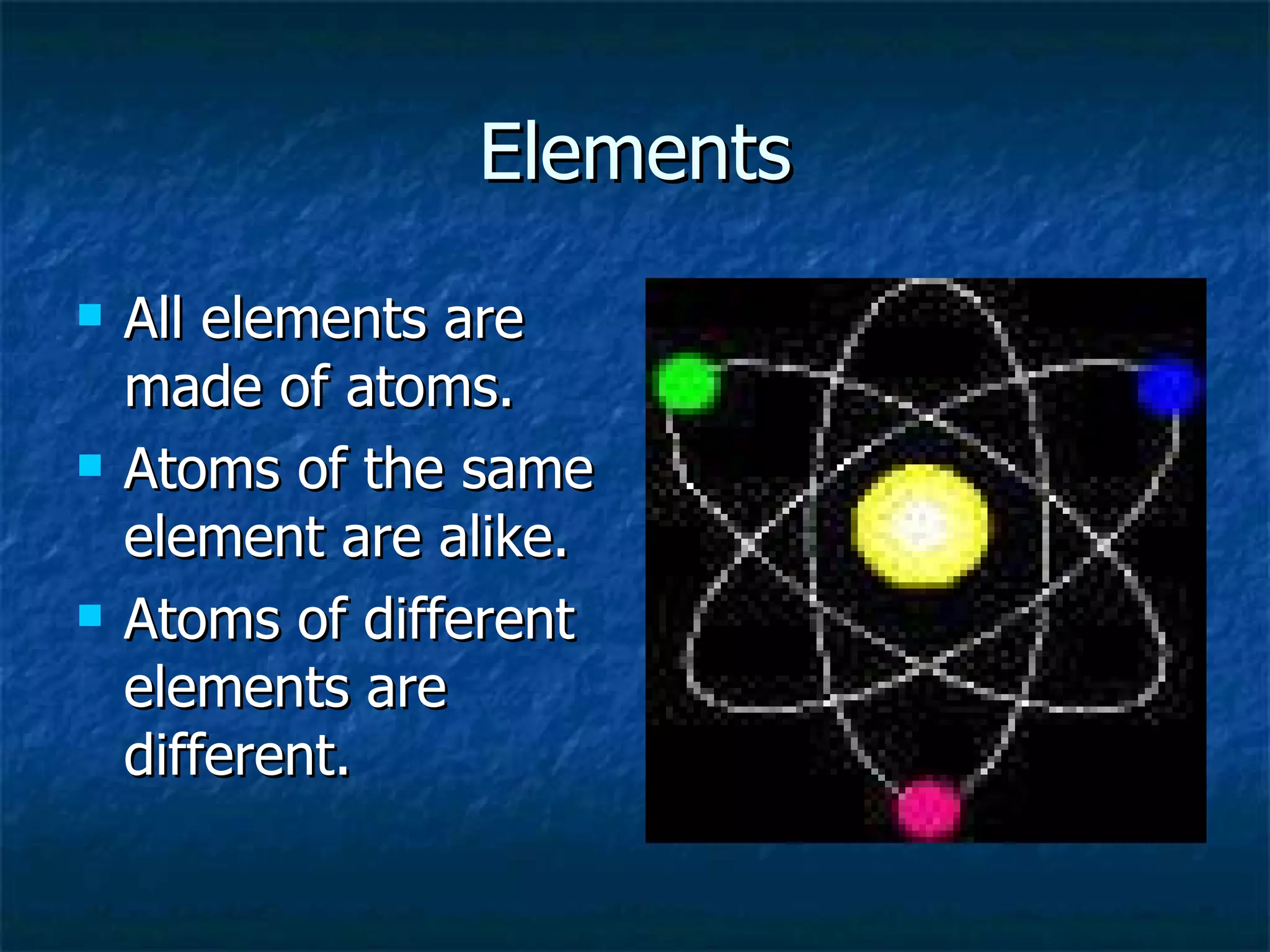 Elements, Compounds and Mixtures | PPT