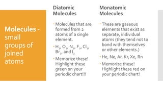Elements, compounds, mixtures | PPTX