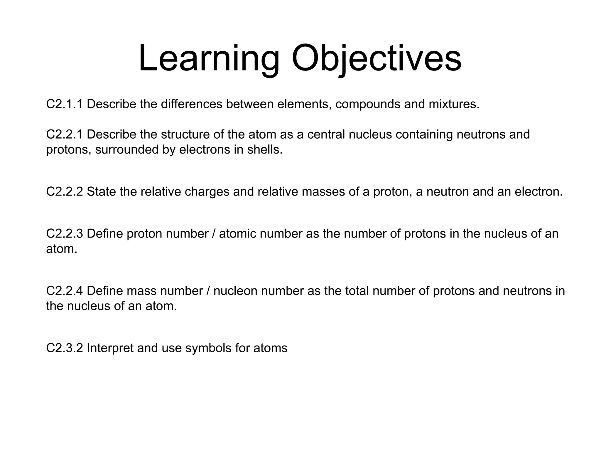 Indentifying Elements compounds mixtures | PPT