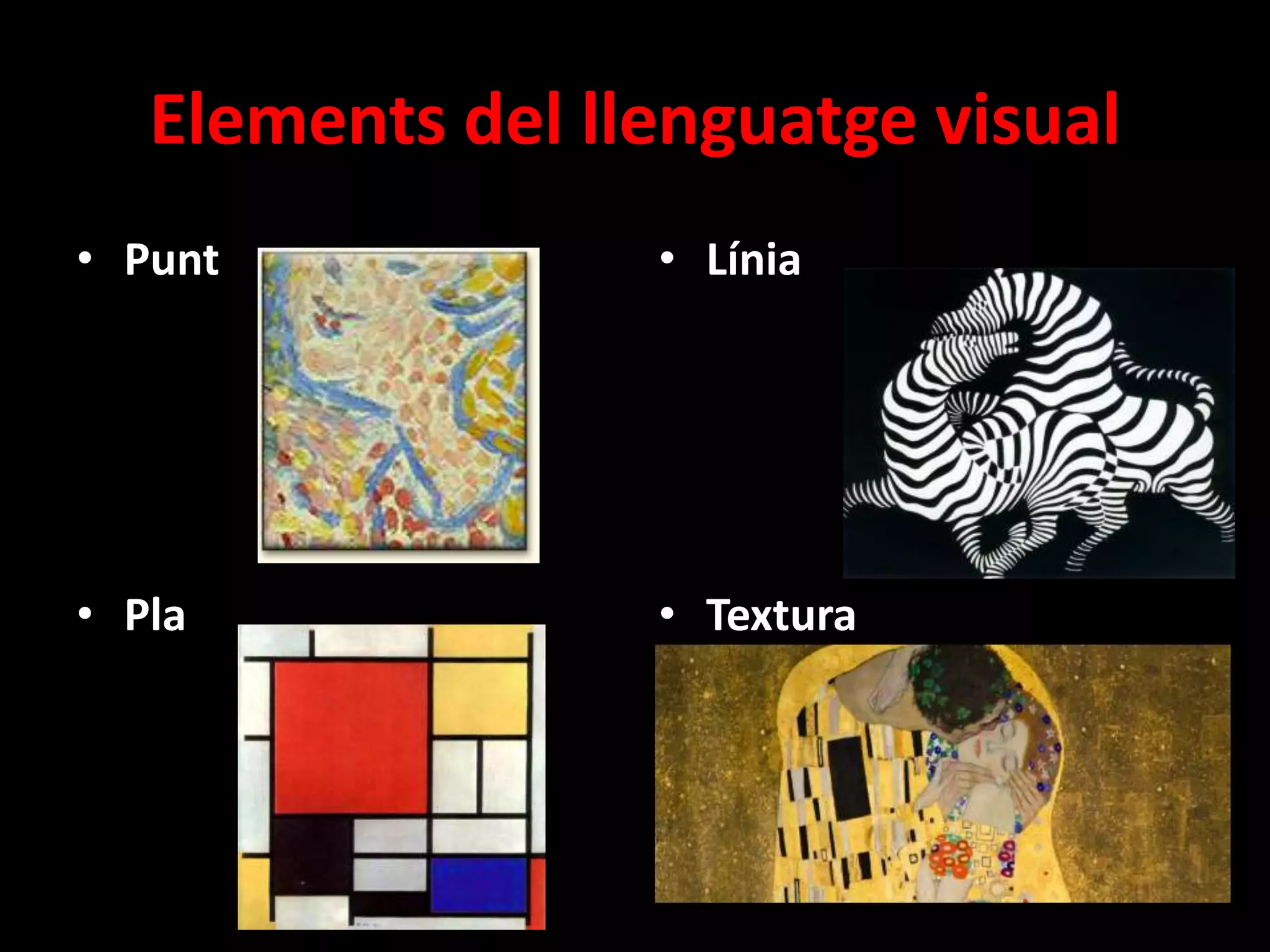 Elements del llenguatge visual | PPTX