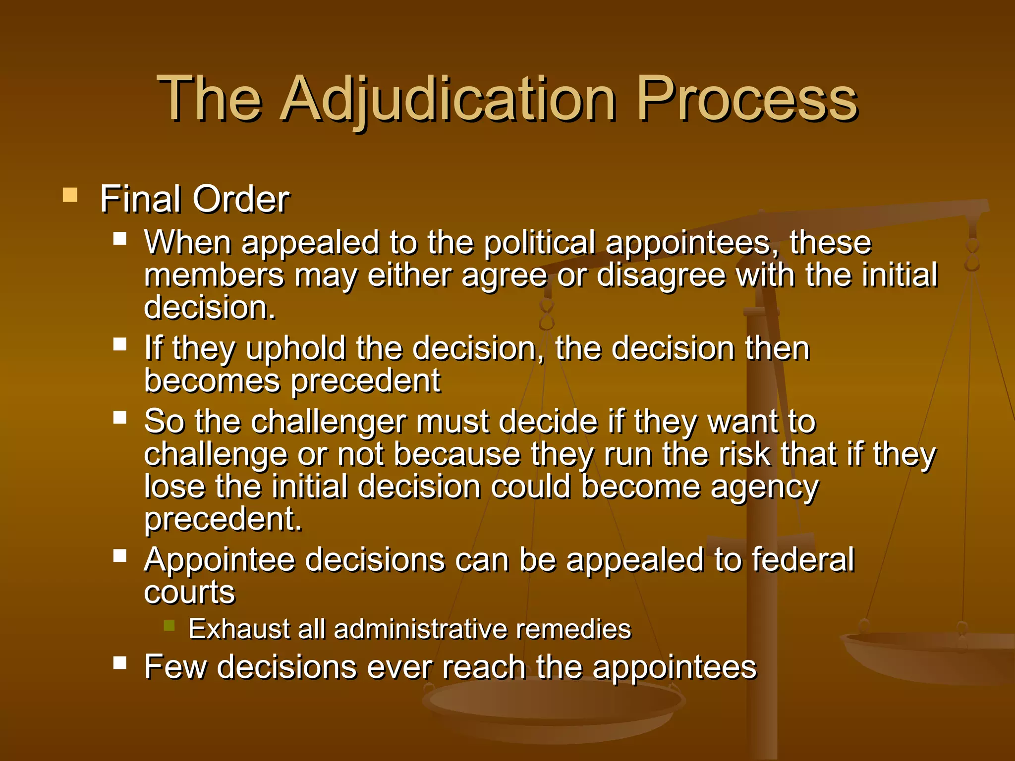 Elements of an administrative hearing | PPT