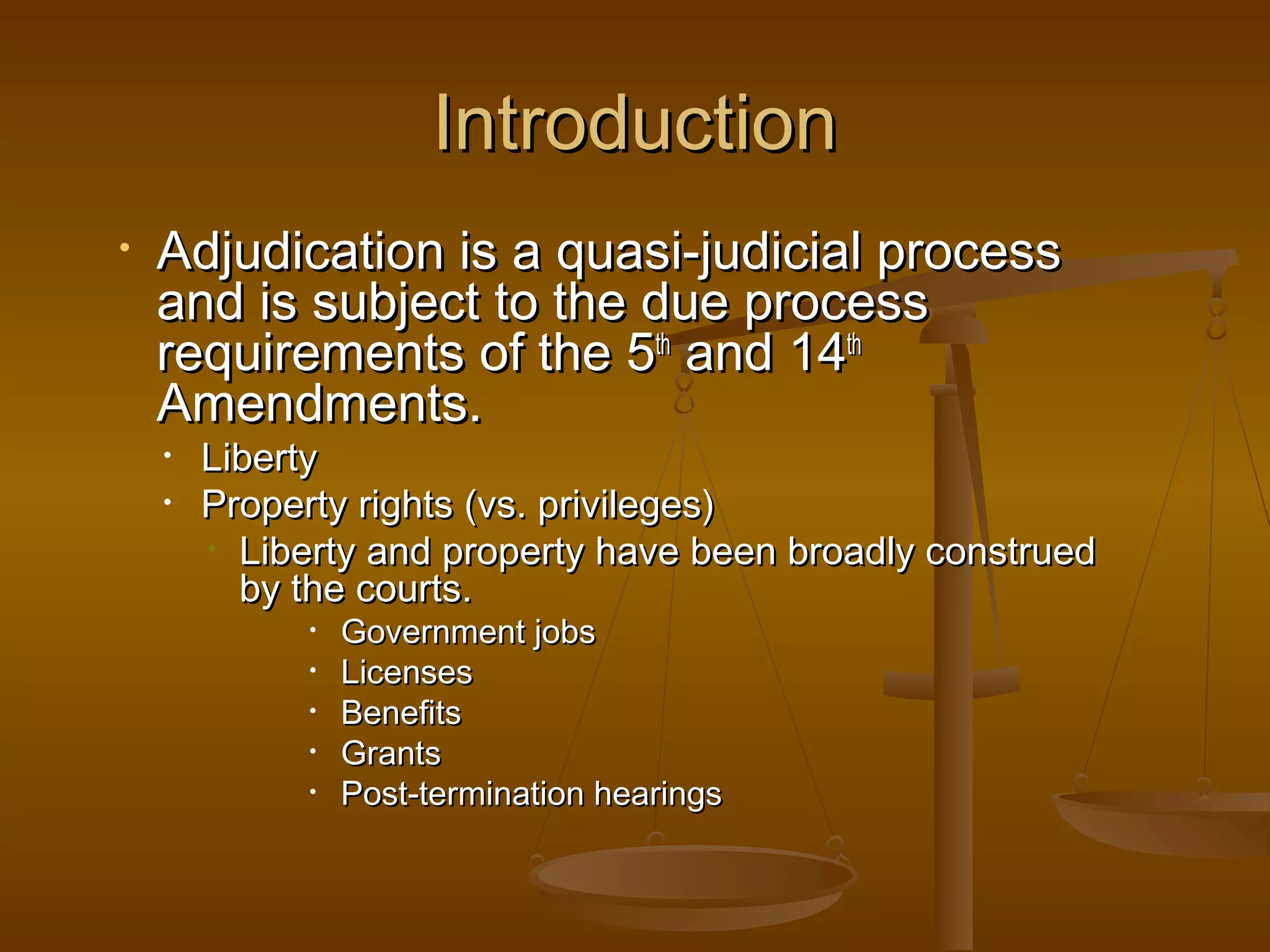 Elements of an administrative hearing | PPT