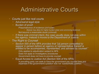 Elements of an administrative hearing | PPT