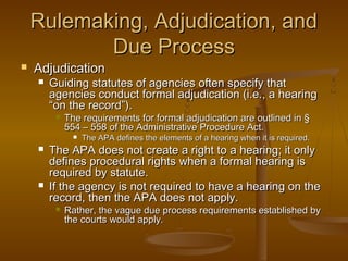 Elements of an administrative hearing | PPT