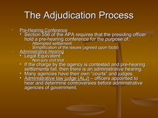 Elements of an administrative hearing | PPT