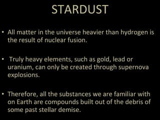 Elements From Stars | PPT