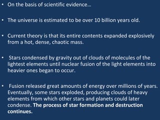 Elements From Stars | PPT