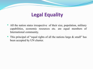 Elements & Functions of sovereign state system | PPTX | Political ...