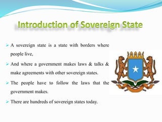 Elements & Functions of sovereign state system | PPT
