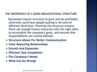 Elements, importance of business organisation | PPTX | Business ...