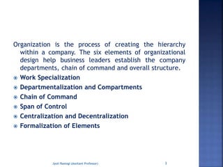 Elements, importance of business organisation | PPTX | Business Administration | Business