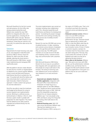 Element 6 Case Study | PDF