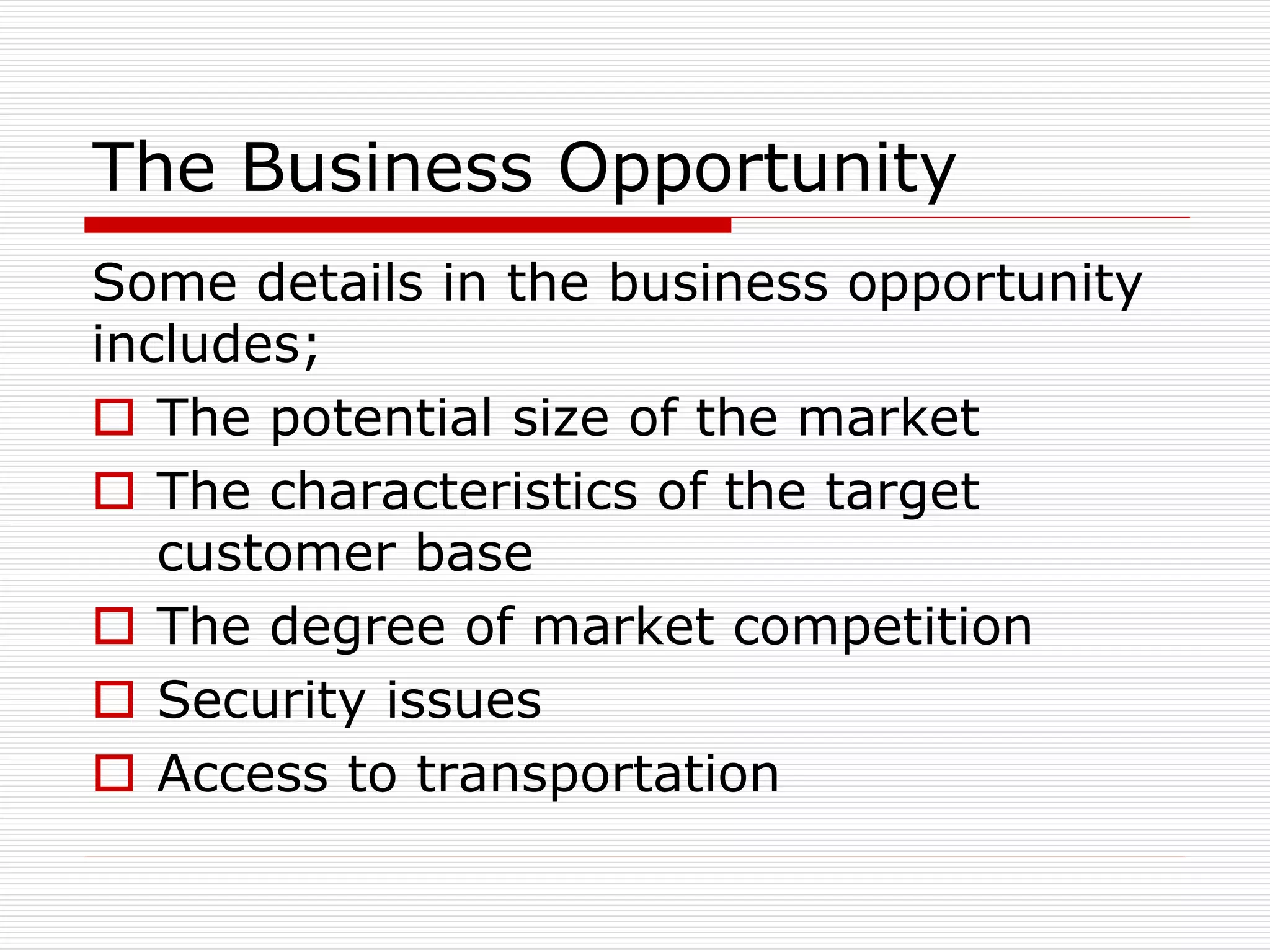 Elements of a Business Plan | PPT